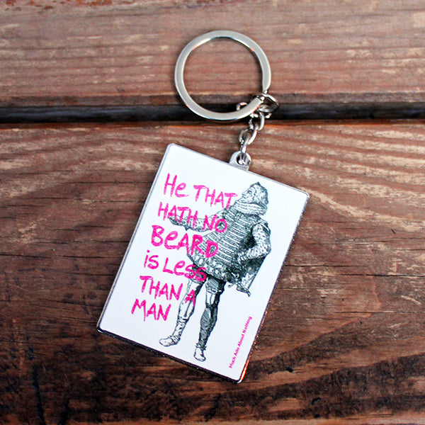 Much Ado About Nothing Beard Keyring | Shakespeare’s Globe ...