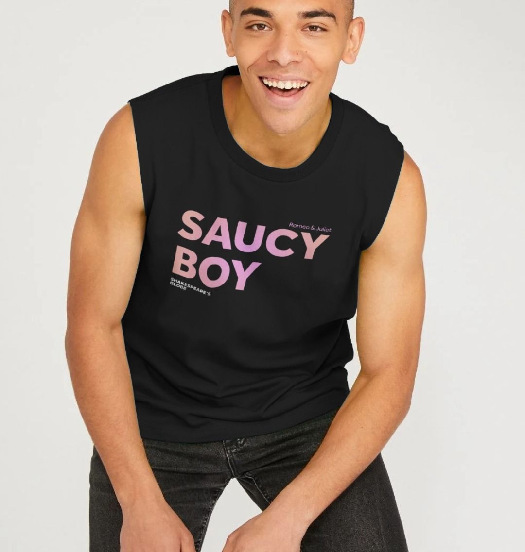 Romeo & Juliet Organic Vest (Saucy Boy) – Shakespeare's Globe