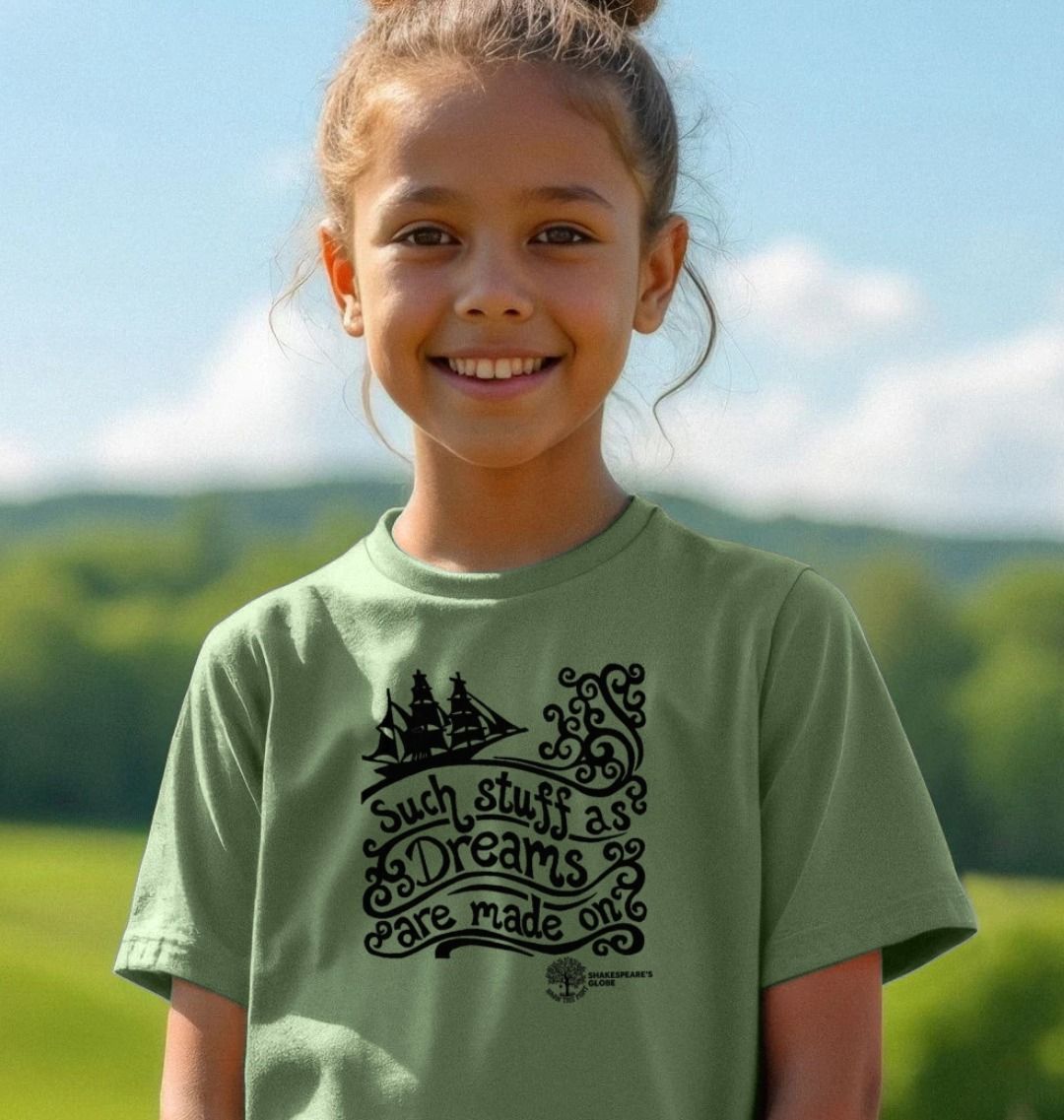 The Tempest Organic Children's T-shirt (Dreams) – Shakespeare's Globe