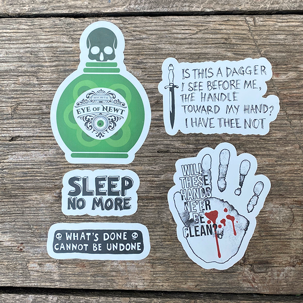 Stickers | Shakespeare's Globe Shop